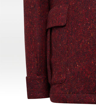 Teba classique en laine rouge – CIFONELLI